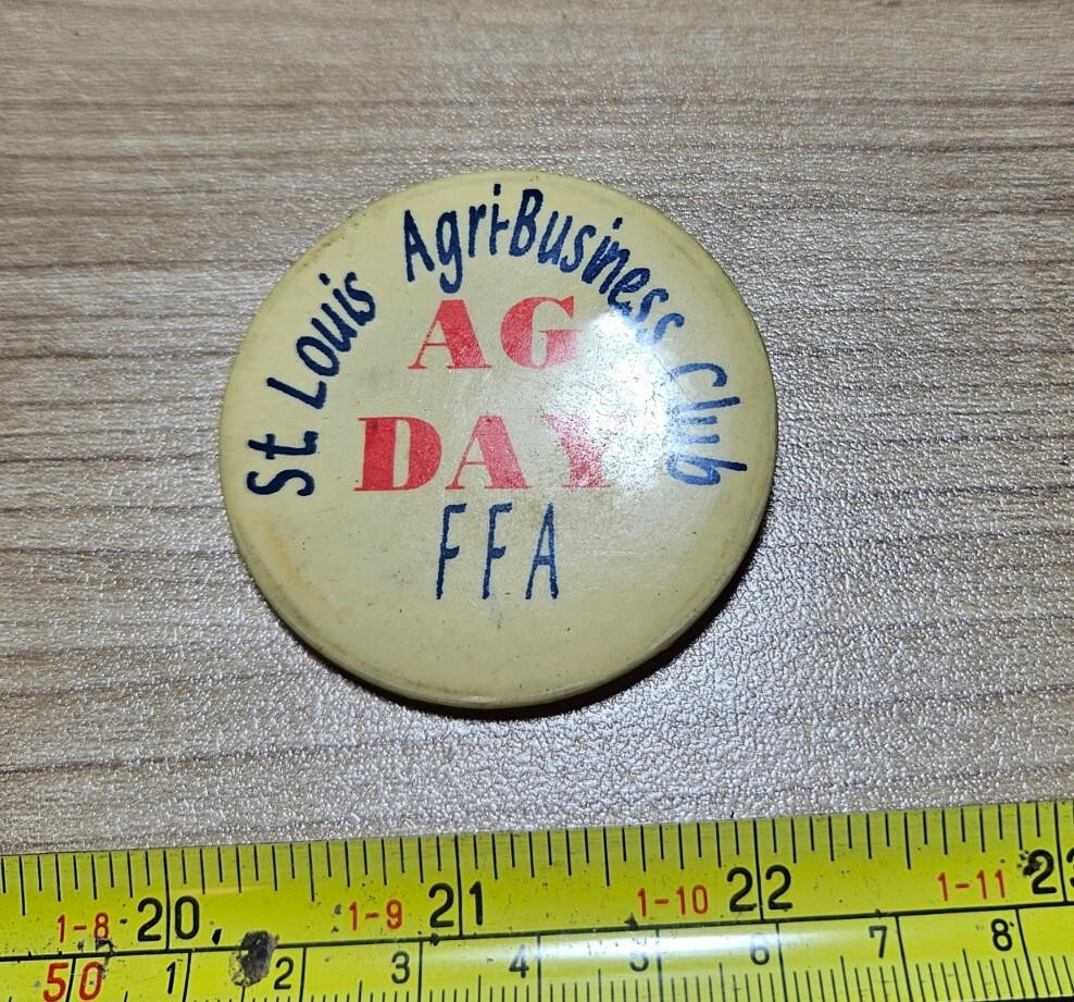 Vintage St. Louis Agri-Business Club FFA Pin Future Farmers Of America ...