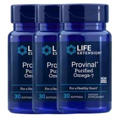 Life Extension Provinal Purified Omega-7, 30 Softgels ( 3 Bottles ) | eBay