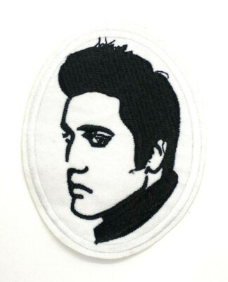 Elvis Presley King of Rock & Roll Music Retro American Singer Iron on ...