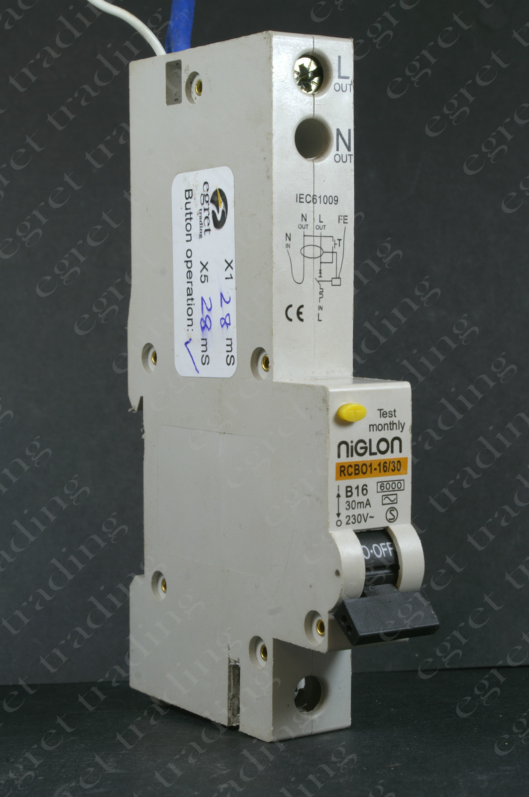 Niglon 30mA RCBO 6A 16A 20A 32A 40A - TESTED - Free Delivery | eBay UK