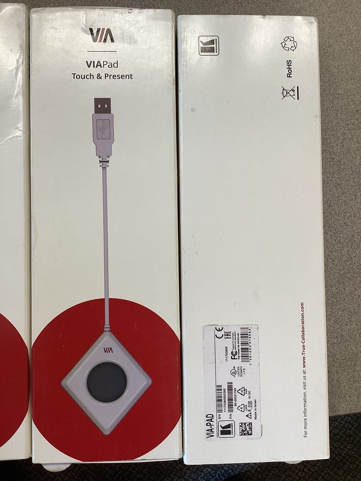 Kramer VIA-PAD 80-00021790 Step-In Touch Pad For VIA Presentation | eBay