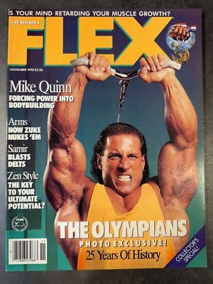 Joe Weider's Flex Magazine November 1990 | eBay