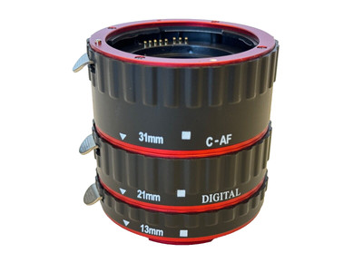 Kit 3 Rings Of Extension Macro Closeup for Cameras Canon Autofocus ...