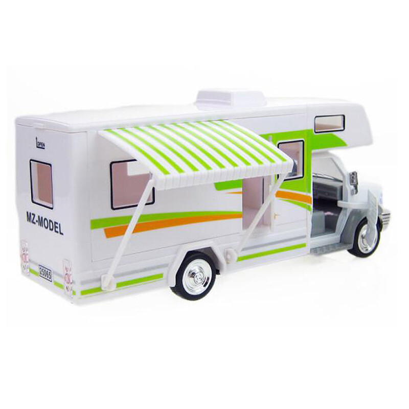 Luxury Camper Van Motorhome 1:28 Model Car Diecast Toy Collection Gift ...