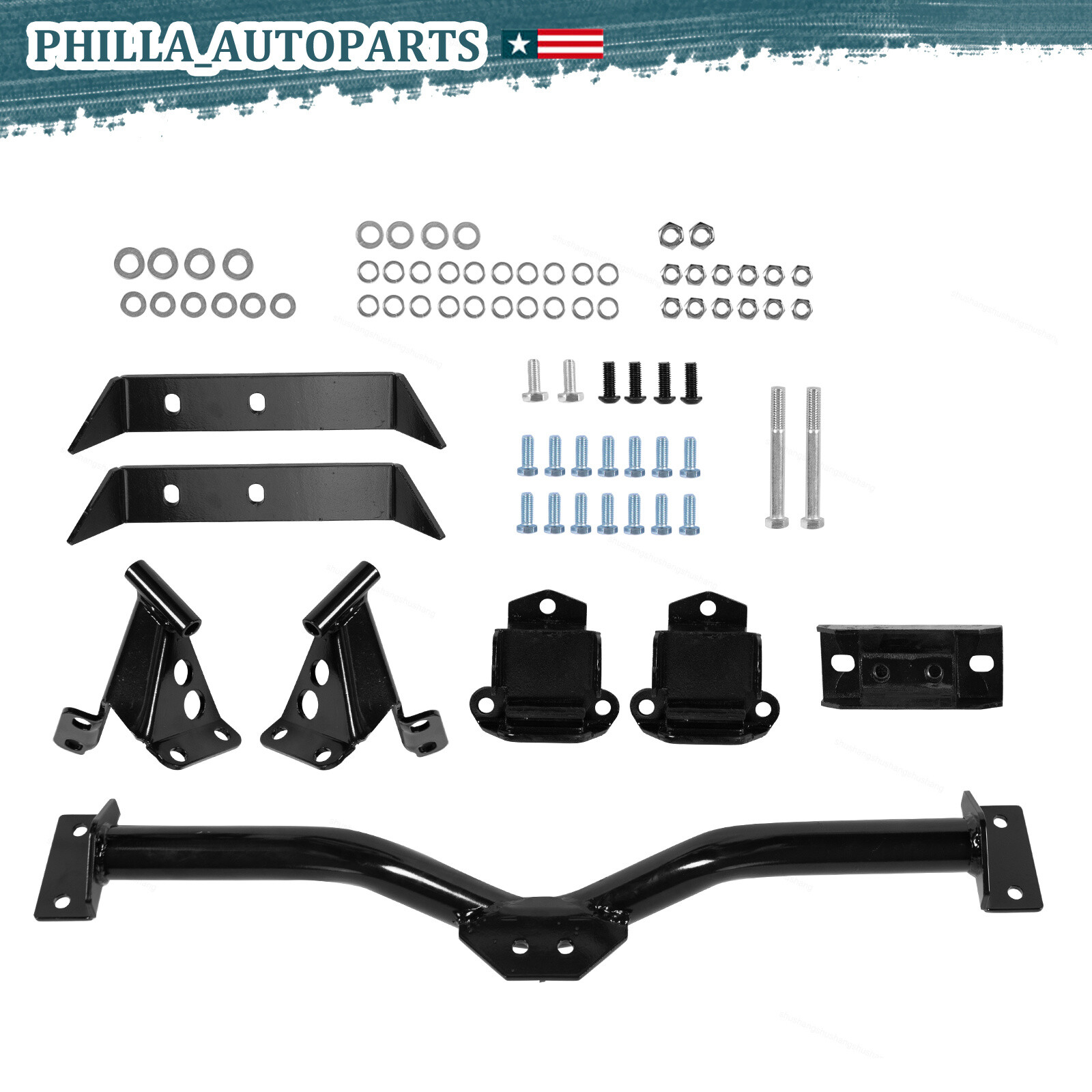 Fit 1955-1957 Chevy 210 150 V8 Belair Nomad Engine Transmission Mount ...