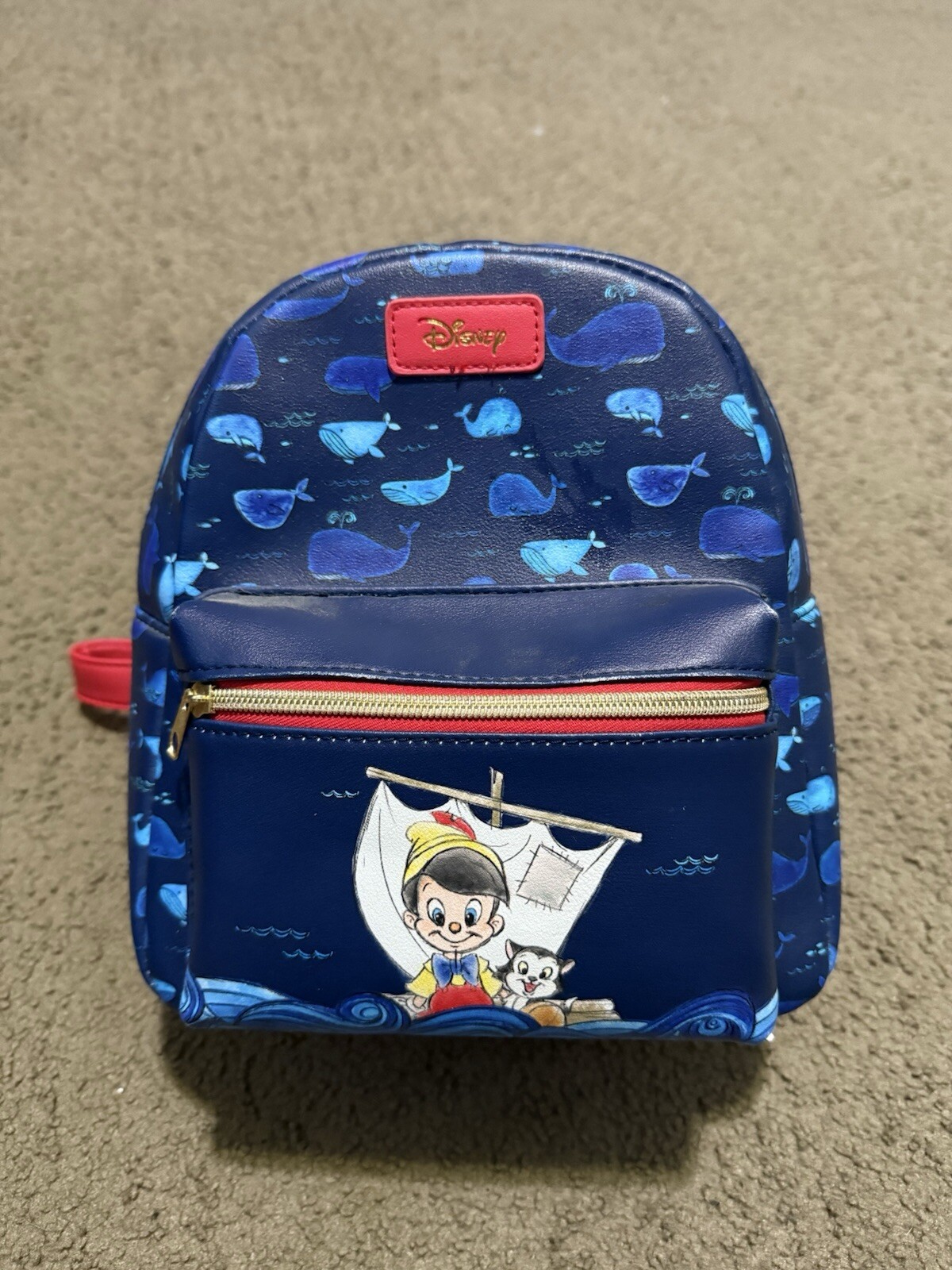 Loungefly Disney Pinocchio & Figaro Mini Backpack - Gem