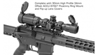 UTG 1-8X28 30mm MRC LPVO Scope, BG4 Reticle with ACCU-SYNC® Mount SCP3 ...