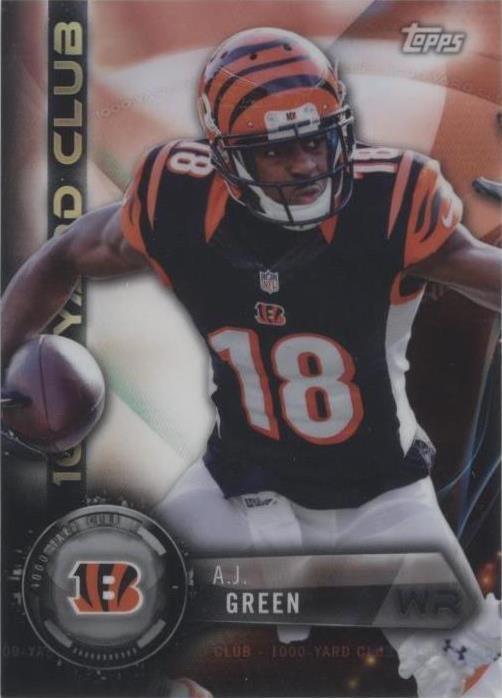 2015 Topps Chrome - All-Time 1000-yd. Club A.J. Green #AT1K-AG for sale ...