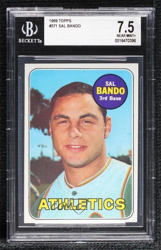 1969 Topps Sal Bando #371 BGS 7.5 | eBay