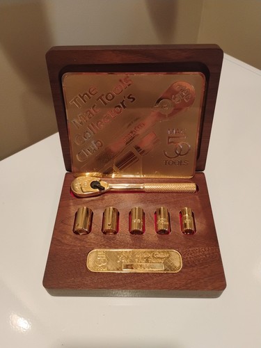 Mac Tools 1988 Collectors Club 50th Anniversary 24K Gold Plated Wrench ...