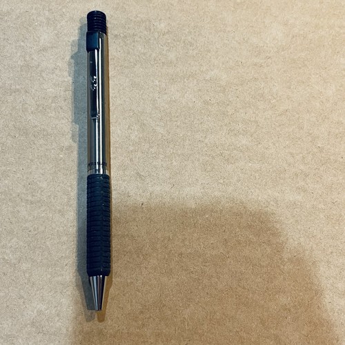 Vtg PaperMate DynaGrip RT50 Pen Chrome Barrel Black Ink Works Medium ...