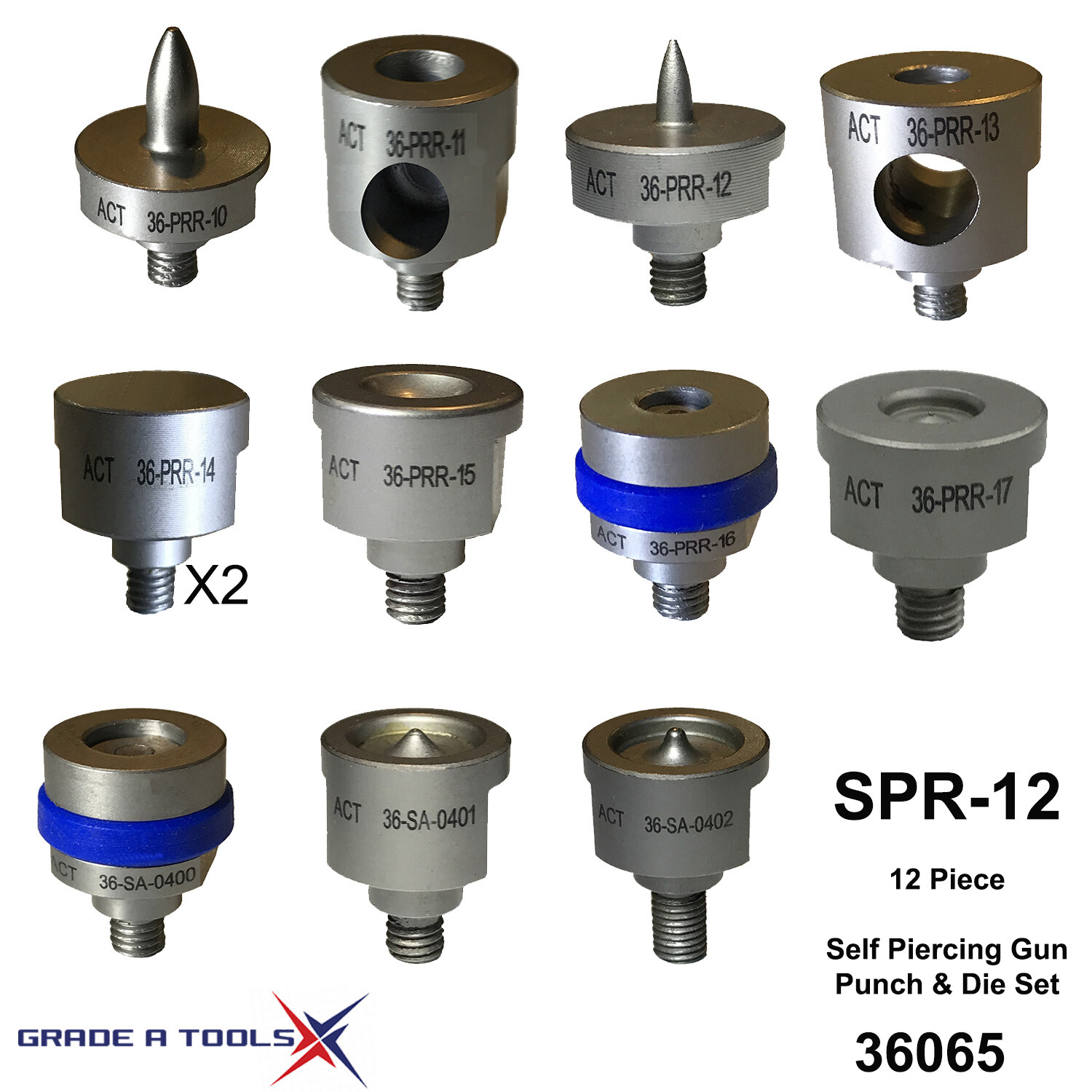 SPR-12 Aluminum Self-Piercing Rivet Gun - ACL-36061 | eBay