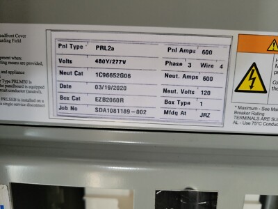 Electrical Panels & Boards - 480 277V