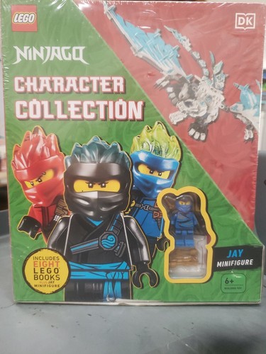 LEGO NINJAGO CHARACTER COLLECTION 8 BOOKS Plus Jay Minifigure (BLUE ...