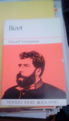 Novello Short Biographies - Bizet by Edward Lockspeiser Paperback music ...