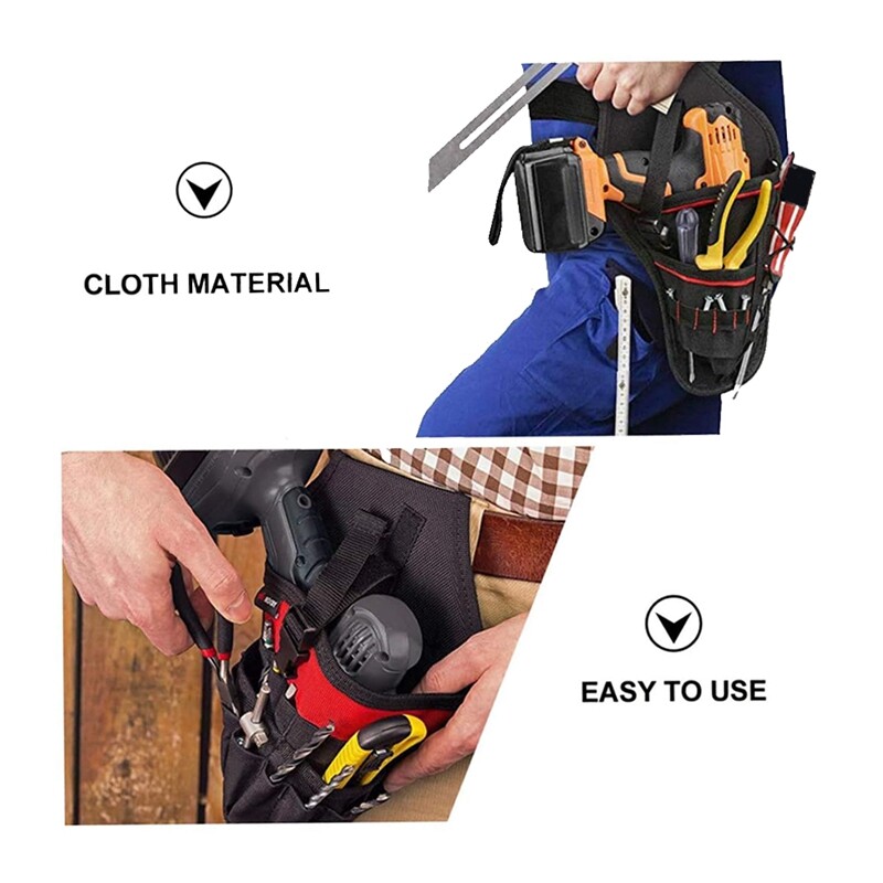 Cordless Drill Multi Tool Pouch Waist Work Pouch Portable Bag ...