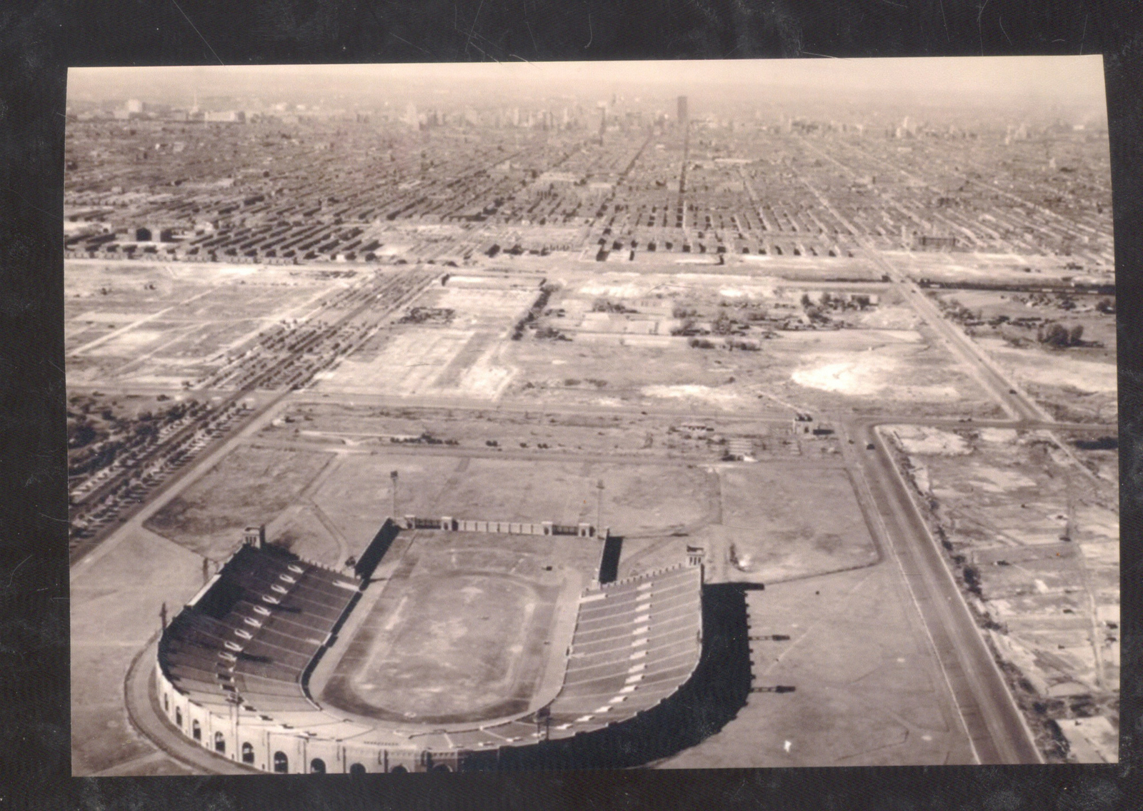 REAL PHOTO PHILADELPHIA EAGLES FOOTBALL STADIUM JFK VETERANS POSTCARD ...