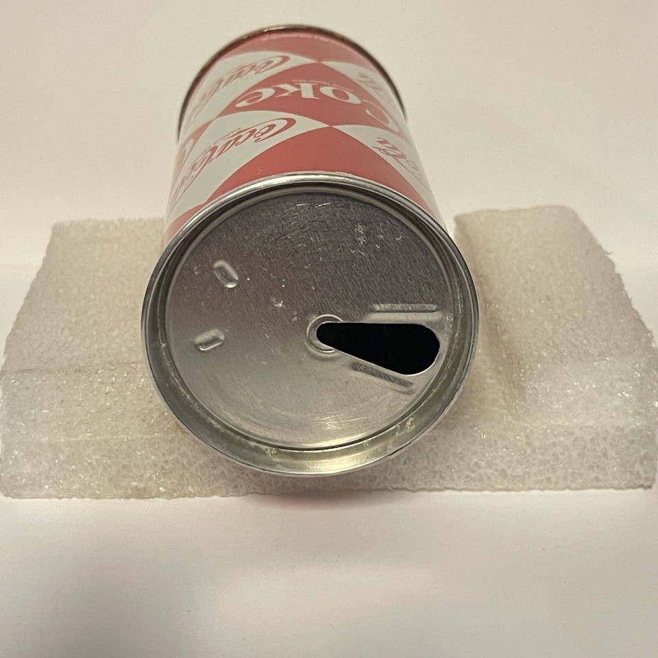 Coca-Cola COKE DIAMOND soda pop PULL TAB can from 1960s 10 Oz Toronto ...