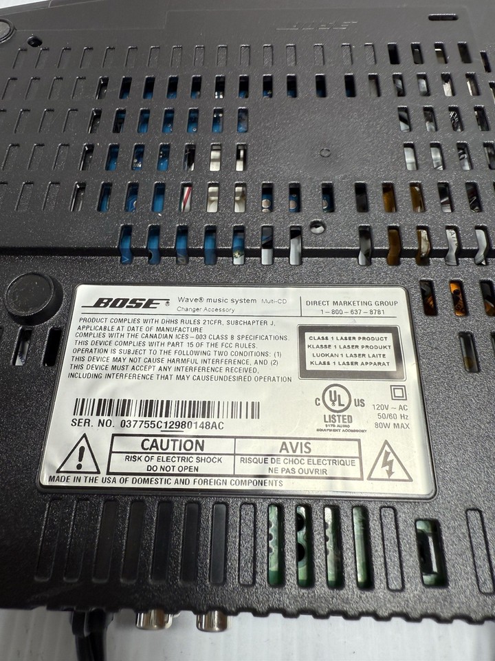 Bose Wave Music System 3 Disc Multi CD Changer For Parts Or Repair Only ...