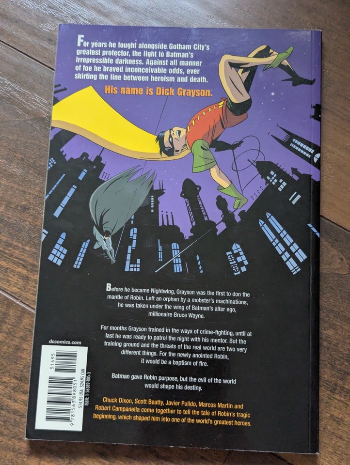 Robin Year One, Dixon, Beatty, Pudilo, Dc Comics, 2001 TPB | eBay