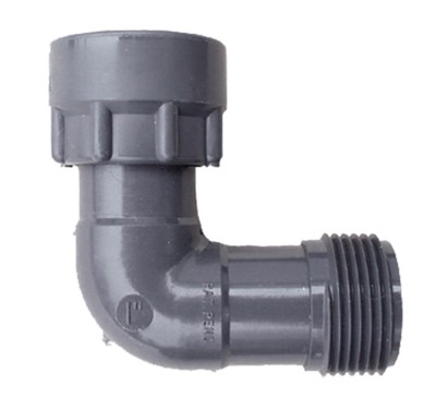 Dura Plastics USA-Made Manifold Elbow – 1” FPT Swivel x 1” MPT ...