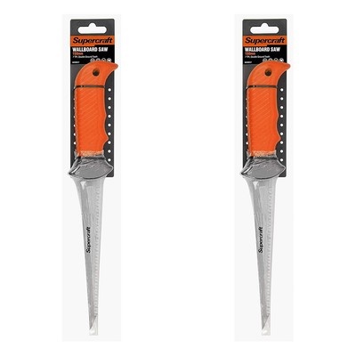 2x Supercraft Pointed Wallboard/Plasterboard Saw Double Ground Teeth ...