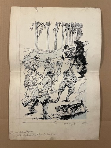 Adolphe Cossard - Illustration originale pour Junior (1948) - BE | eBay