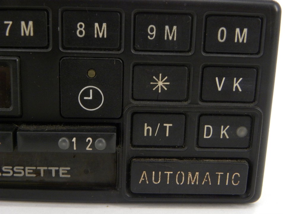 1981-1985 Mercedes-Benz 380SEL 500SEL W126 Becker 614 Mexico Cassette ...