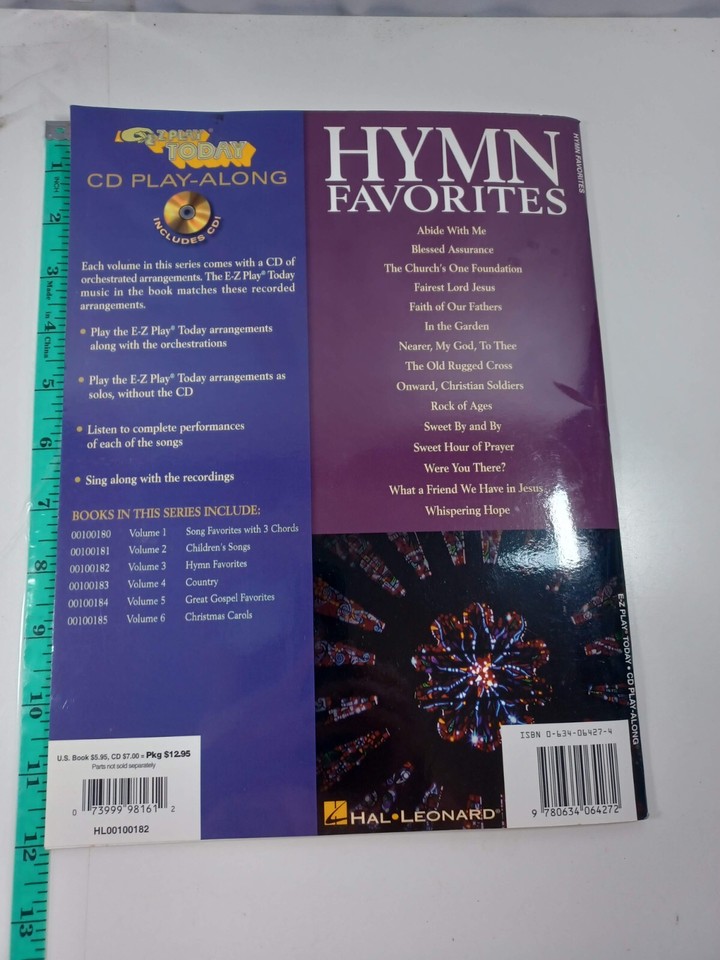 Hymn Favorites: E-Z Play Today MIDI Play-Along Vol. 3 paperback ...