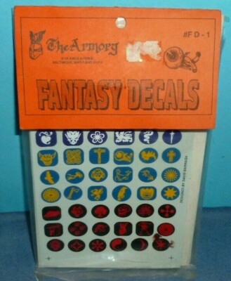The Armory Fantasy Decals NIB OOP Banner Shields Flags - Warhammer | eBay