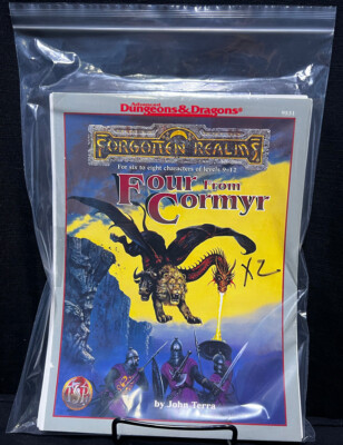 AD&D Forgotten Realms: Four from Cormyr TSR 9531 Original printing | eBay
