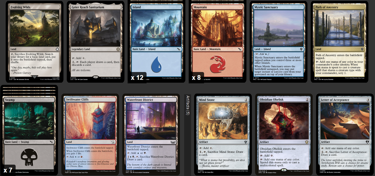 Nekusar, the Mindrazer MTG EDH Commander Deck Magic the Gathering 0407 ...