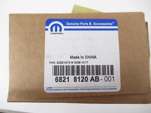 Genuine OEM Mopar Ram 68218120AB Gloss Black Ram Head Front Grille ...