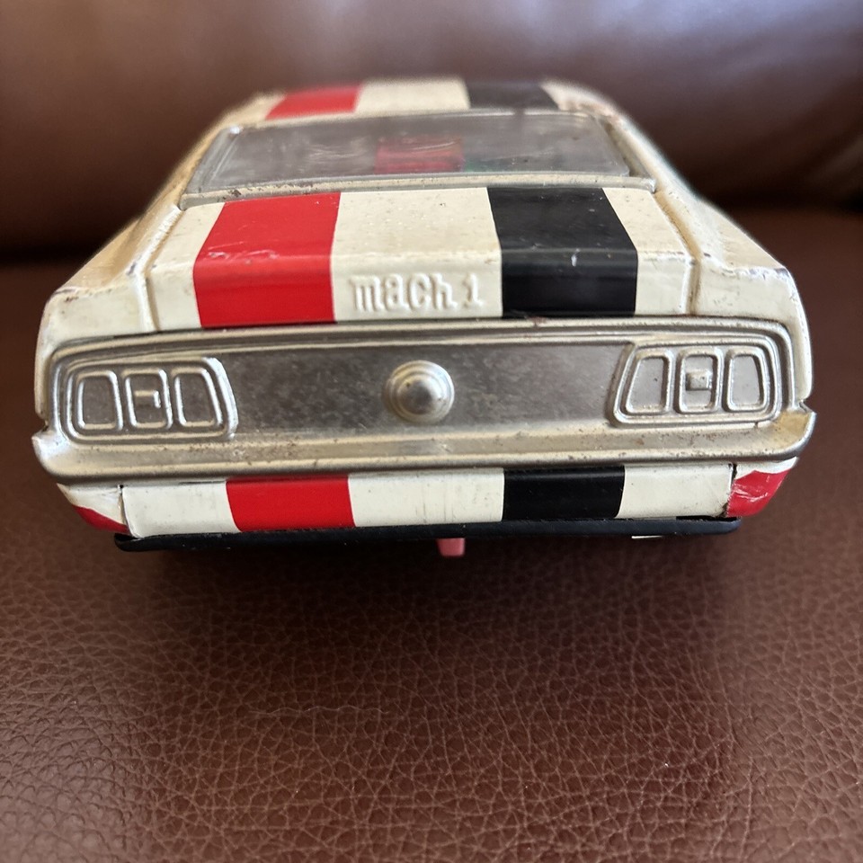 Vintage Rare Taiyo Japan Bruce Larson USA Mach 1 Mustang Battery ...