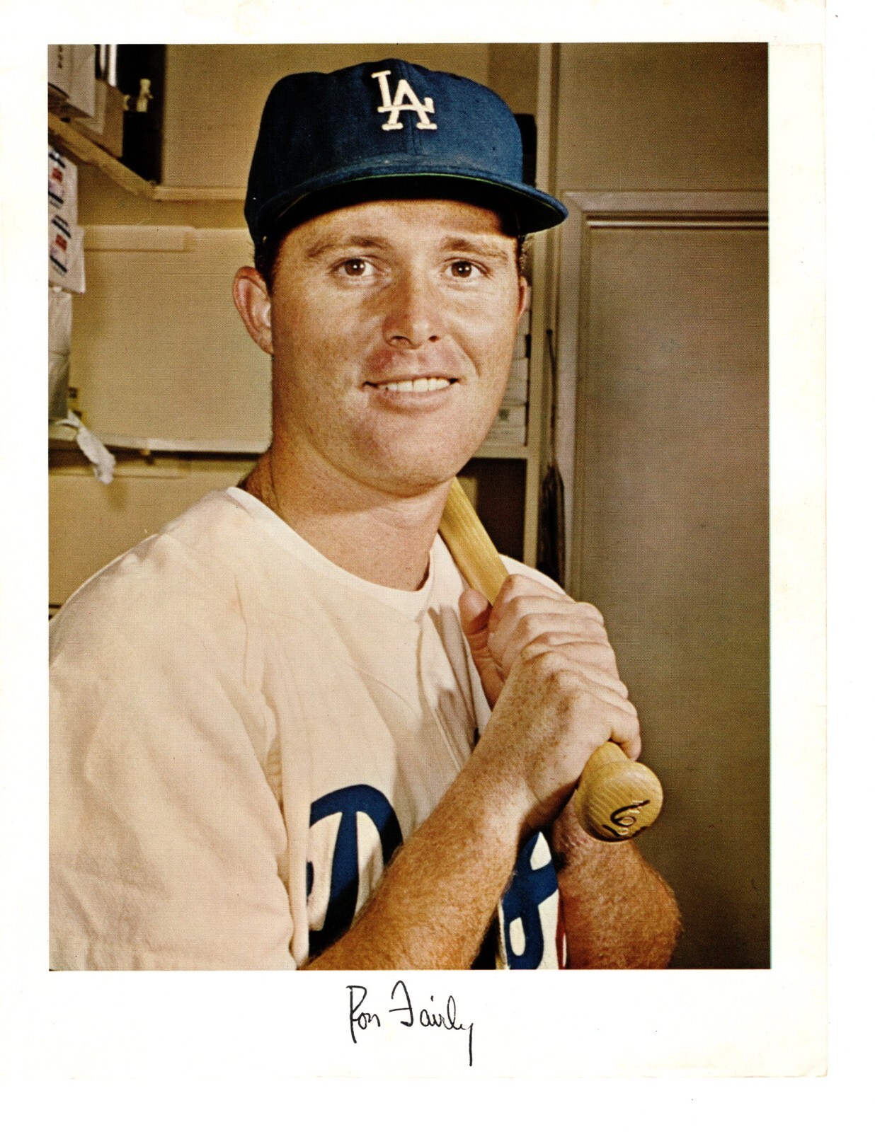 RON FAIRLY LOS ANGELES DODGERS 8x10 PHOTO BASEBALL FACSIMILE AUTO | eBay