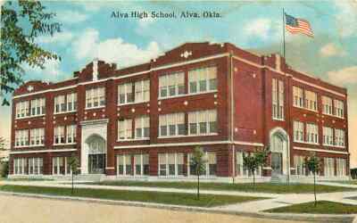 Postcard Alva High School, Alva, Oklahoma - circa 1912 | eBay