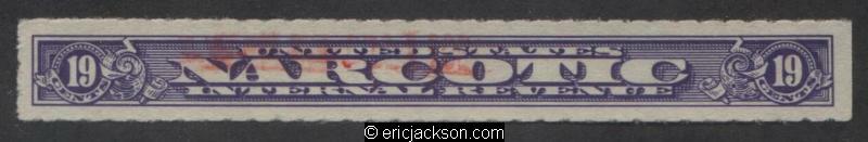 Narcotic Tax Revenue stamp RJA57b used, VF | eBay