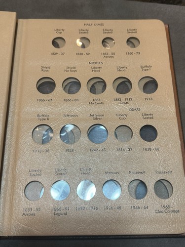 1960's Vintage Dansco #7070 United States Type Set Coin Album Excellent ...