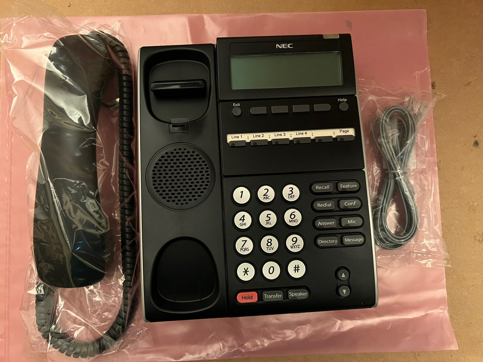 NEC Digital Telephone Dtl-6de-1 Dt300 LCD Display Speakerphone for sale ...