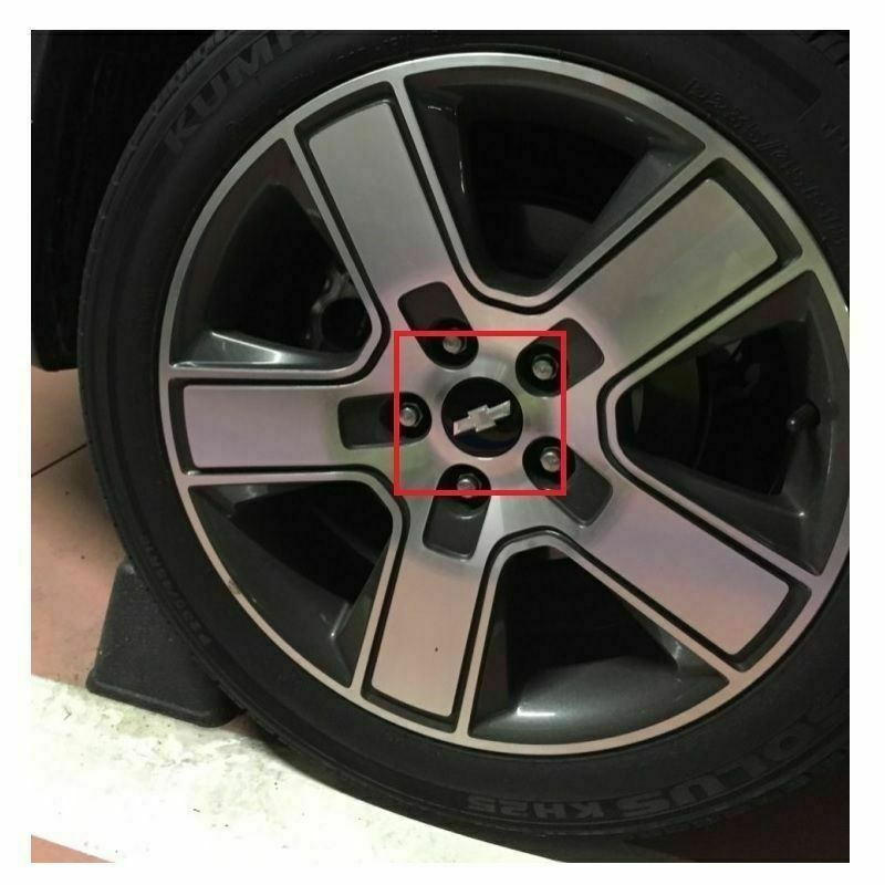 Chevrolet Gloss Black Wheel Center Cap 22791586 | 4 PC | Genuine OEM GM ...