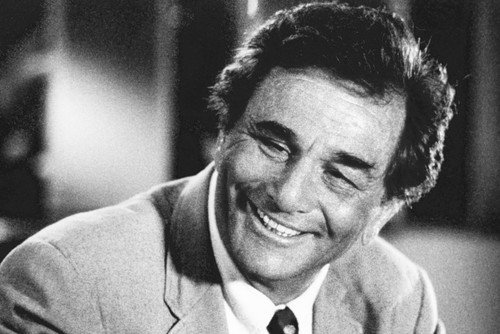 Peter Falk in Columbo huge smile in classic suit 24x36 Poster | eBay