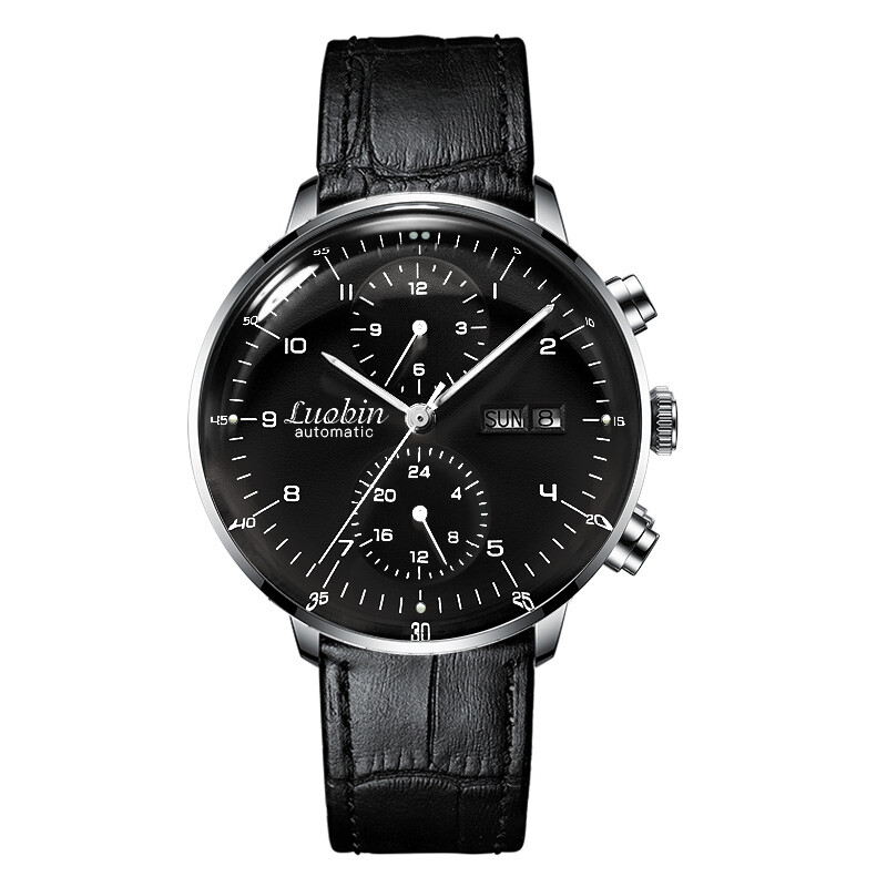 Luobin Automatic Men's Luxury Mechanical Watch 3 Bar Hour Date Month ...