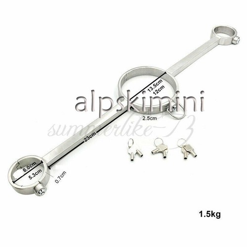 Stainless Steel Press Lock Design Bandage Yoke Pillory Restraints ...