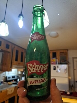 Vintage Green Skipper Beverages 7oz ACL Pittsburgh Pa Bottle | eBay
