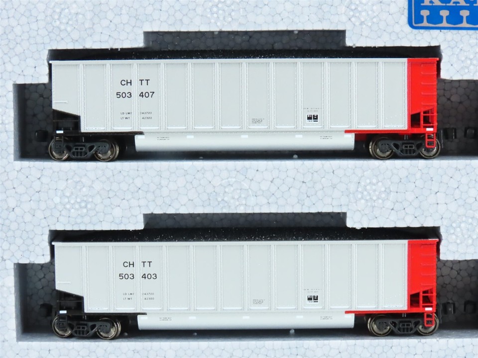 N Scale KATO 106-4607 CHTT Railway BethGon Coalporter Hopper 8 Car Set | eBay