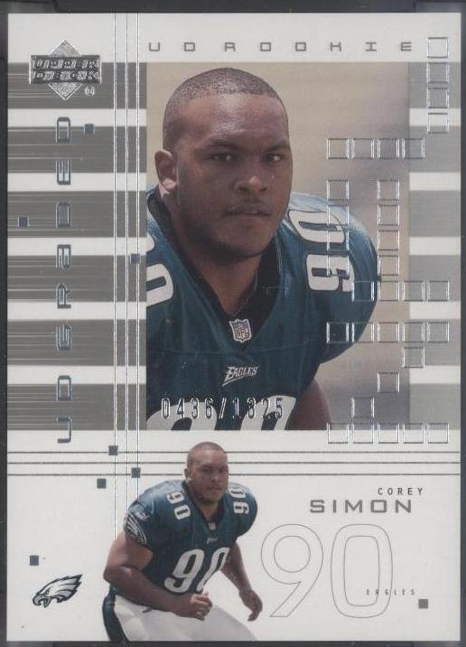 2000 UD Graded - UD Rookie Corey Simon #109 Sgc Graded /1325 (RC) for ...