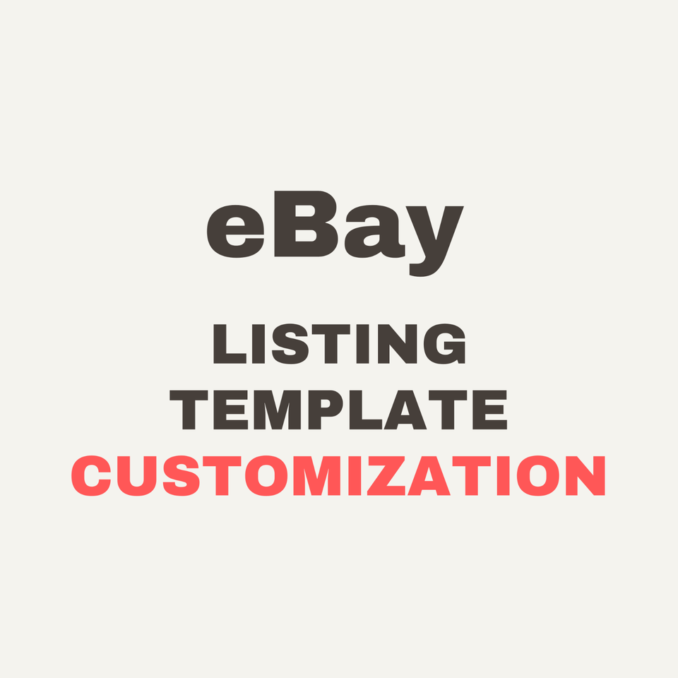 Simple eBay Listing Template 2025 | Mobile Responsive Design | eBay UK