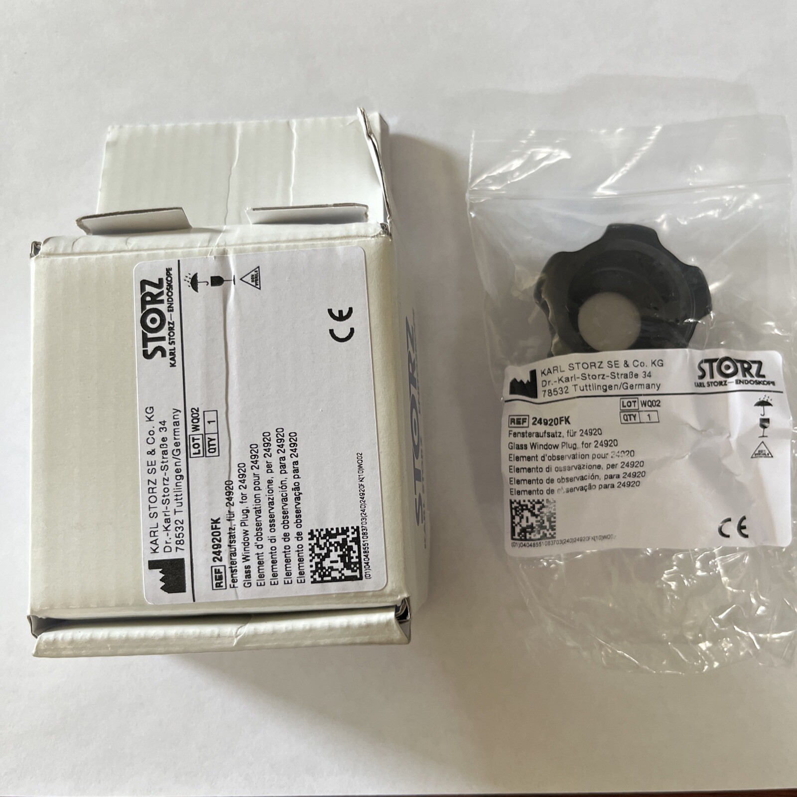 Karl Storz 24920FK Glass Window Plug for 24920 Illuminator (L) | eBay