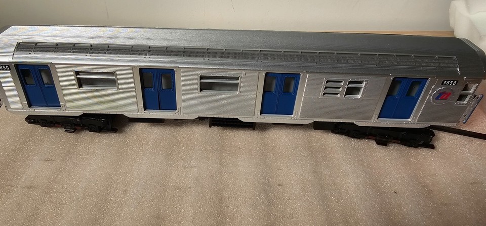 MTH #20-2283-1 NYC MTA R32 Subway Car #3850 PARTS - NO BOARD No ...