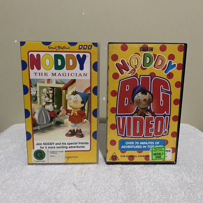 2 x Noddy Big Video and Noddy The Magician VHS Cassette Bundle Lot | eBay